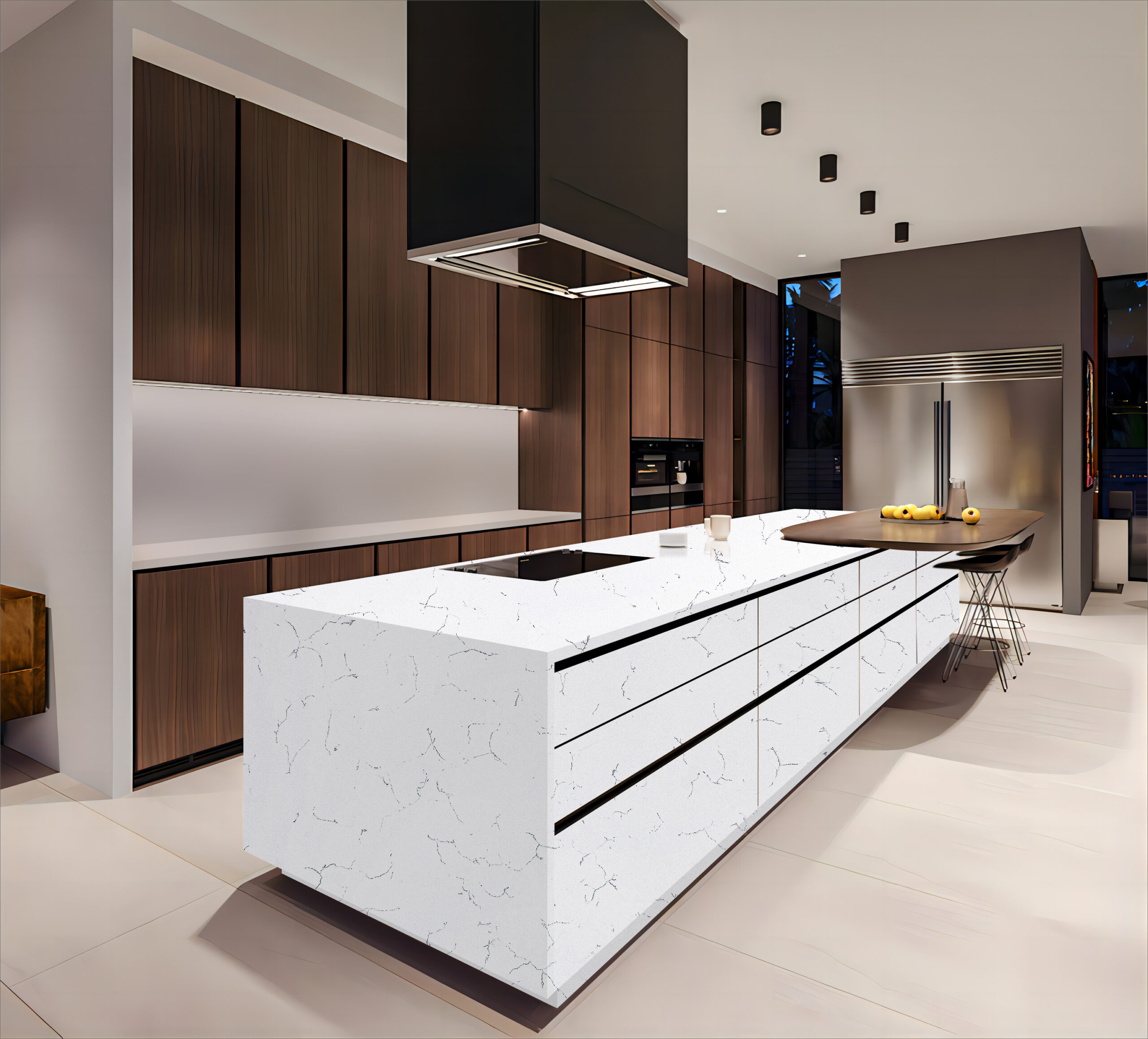 CSQ137 Carrara White – Caxstone Quartz