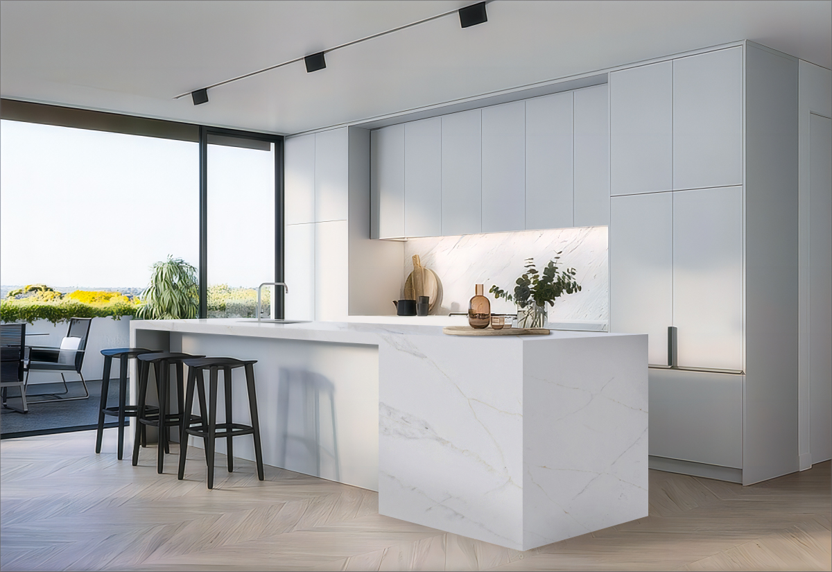CSQ291 Calacatta Delicato – Caxstone Quartz