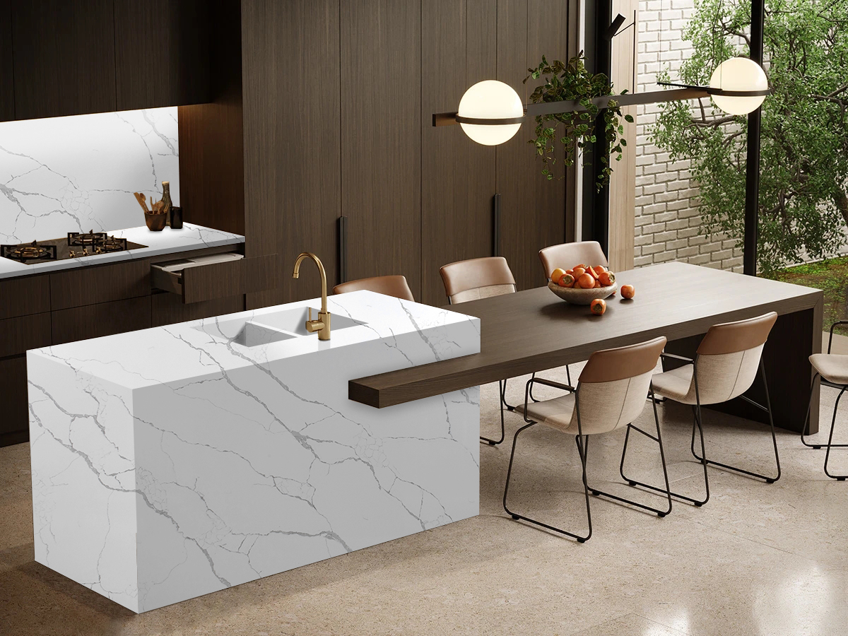 CSQ218 Calacatta Tree – Caxstone Quartz