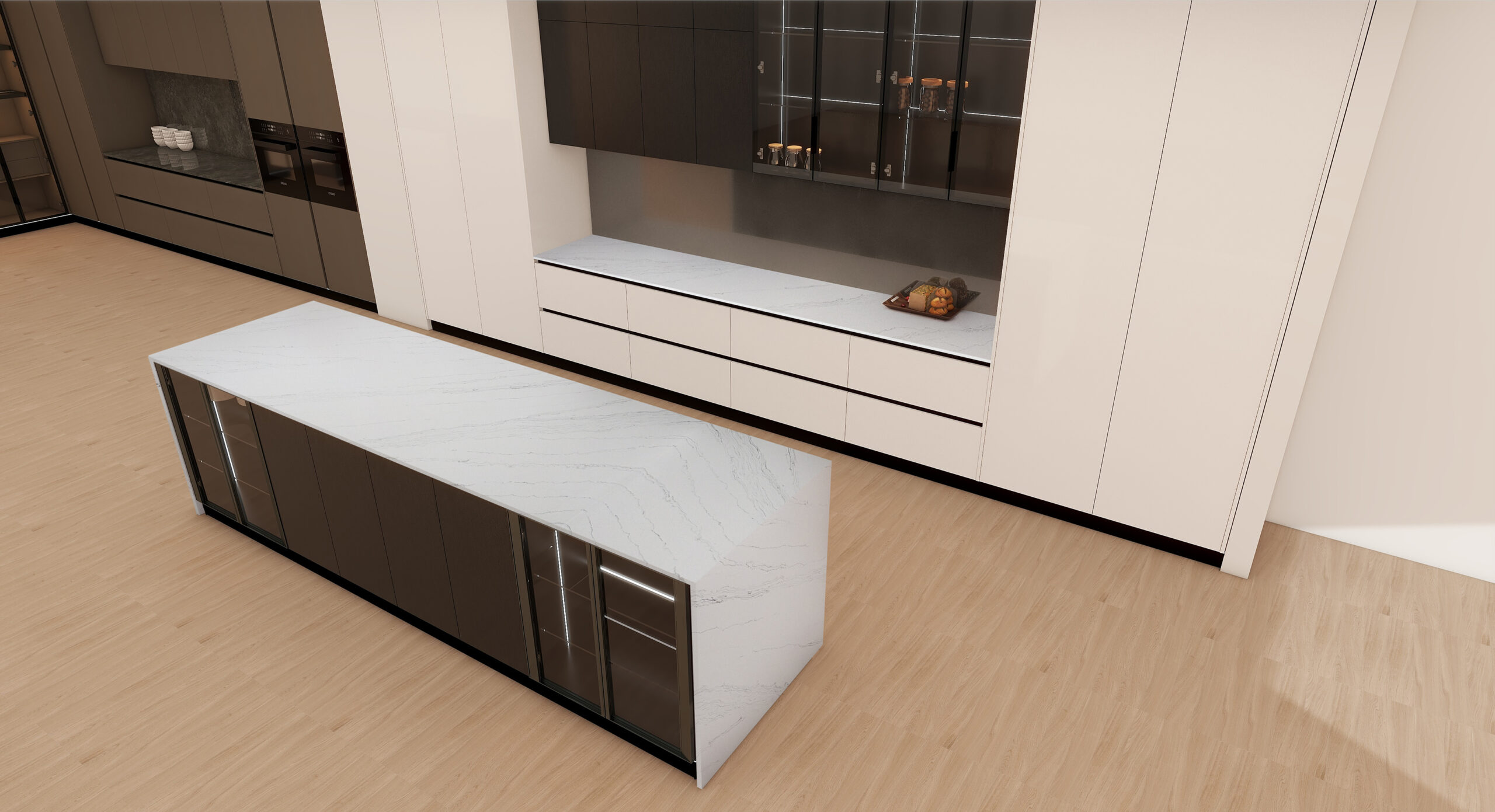 CSQ303 Volakas White （3500*2000mm） – Caxstone Quartz