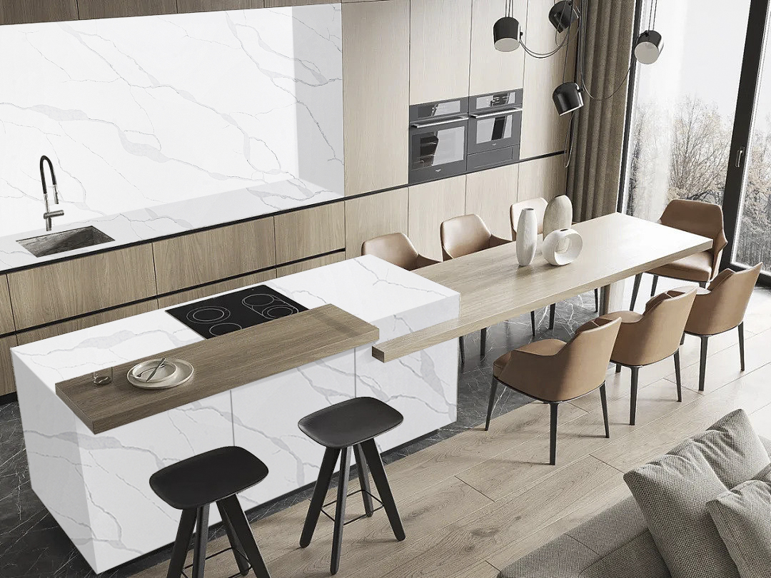 CSQ267 Calacatta Baikal W – Caxstone Quartz